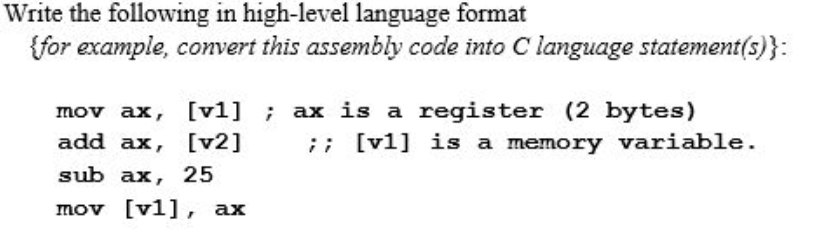 Solved Write assembly program that inputs two integer | Chegg.com