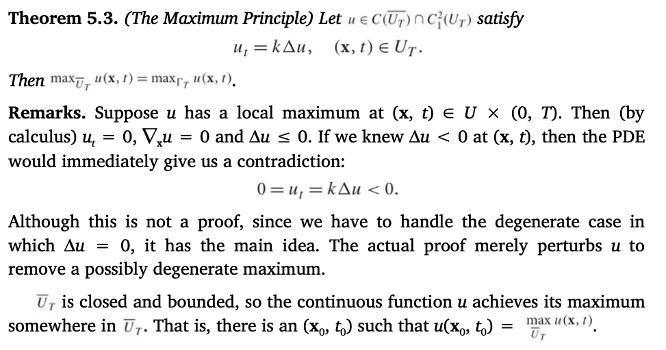 Solved 4. Prove that the Maximum Principle (see Theorem 5.3 | Chegg.com