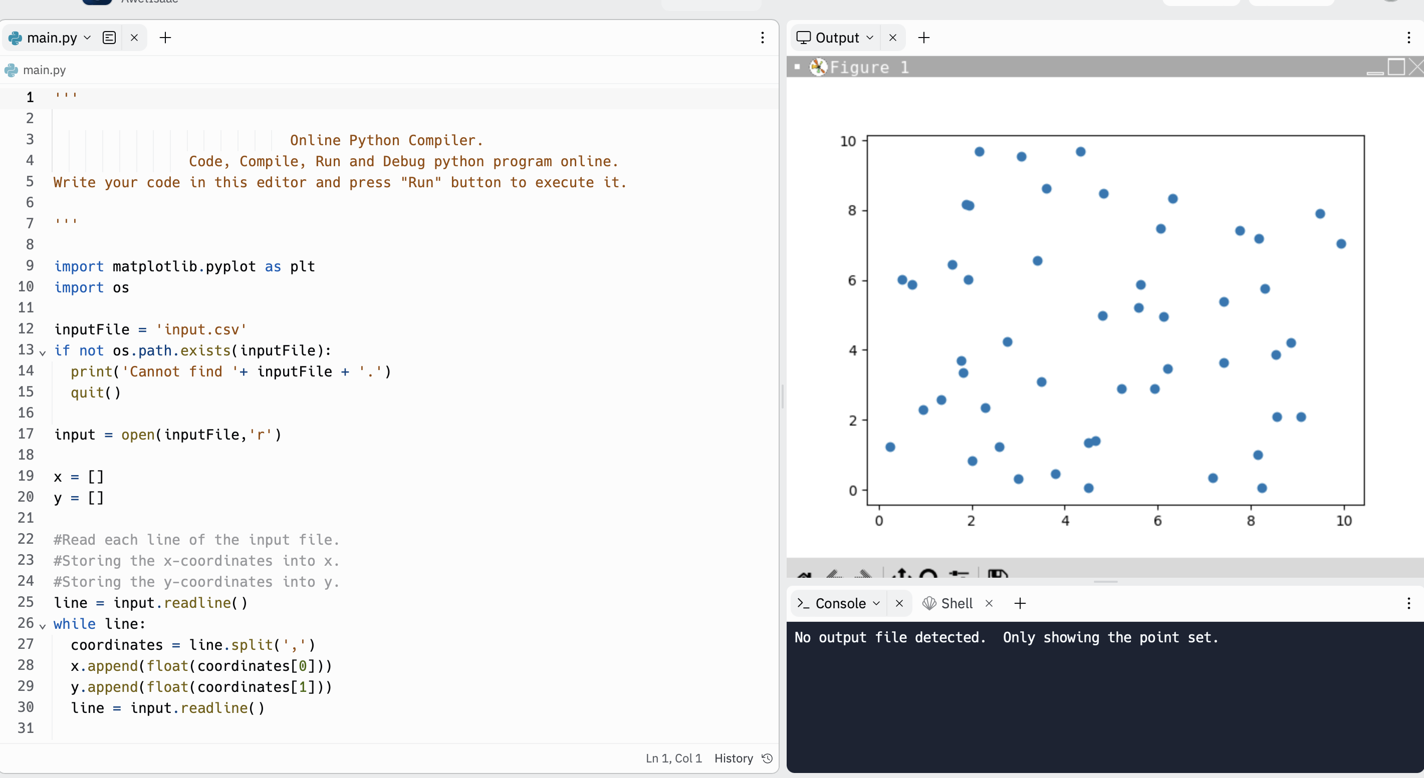Solved In this project, we will compute the convex hull of a | Chegg.com