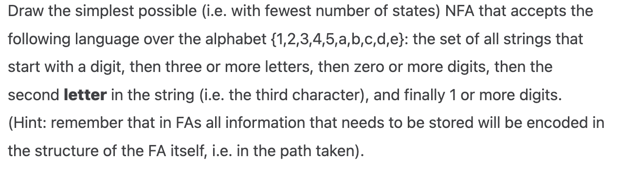 Solved Draw the simplest possible (i.e. with fewest number | Chegg.com
