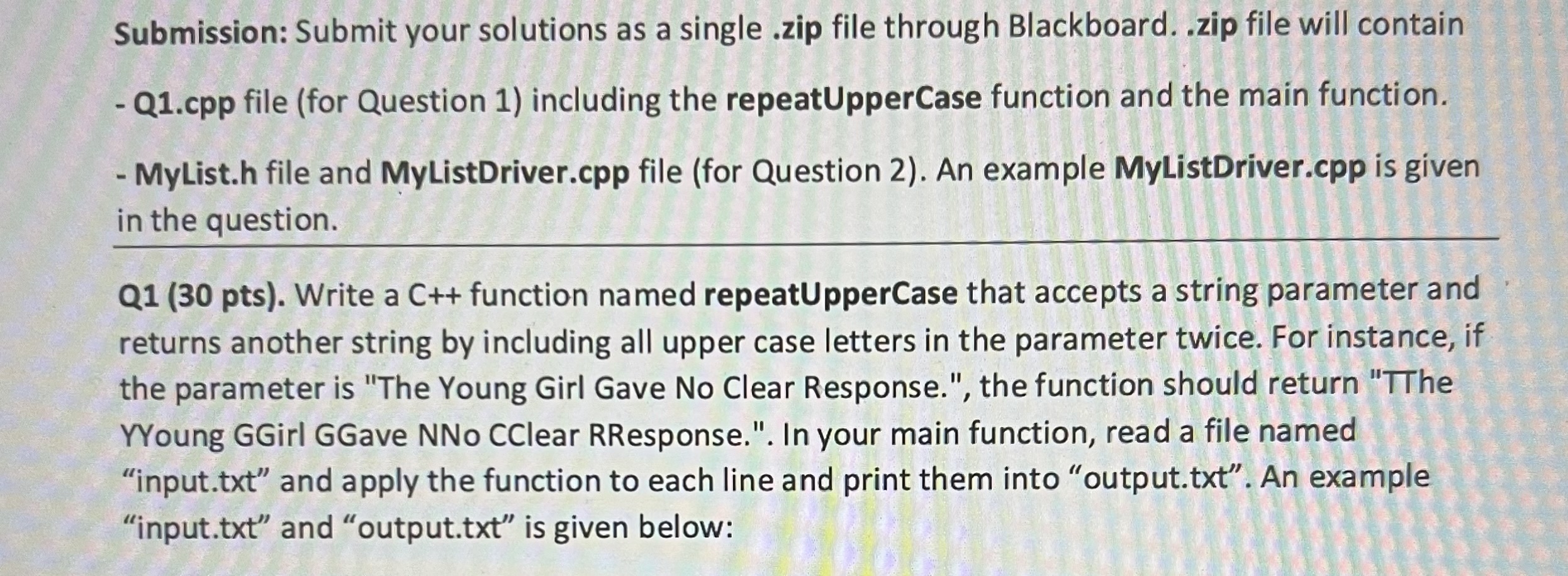 Solved Submission: Submit your solutions as a single .zip | Chegg.com