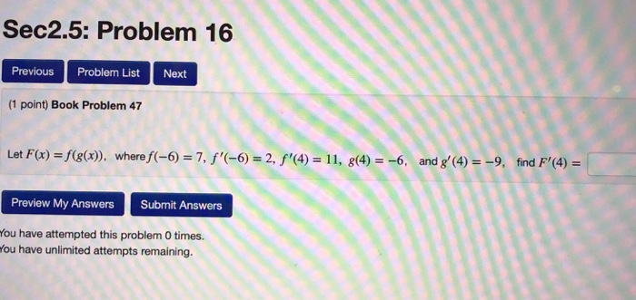 Solved Sec2.5: Problem 16 Previous Problem List Next (1 | Chegg.com