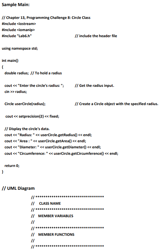 Solved Cse 112 Lab 6 Circle Class Classes And Objects Page