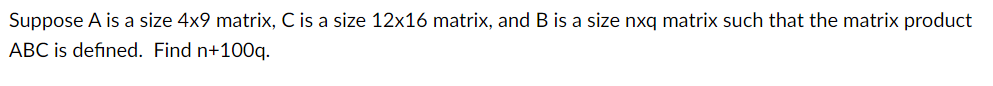 Solved Find the (1,2) entry of the following matrix: 8 -5 3 | Chegg.com