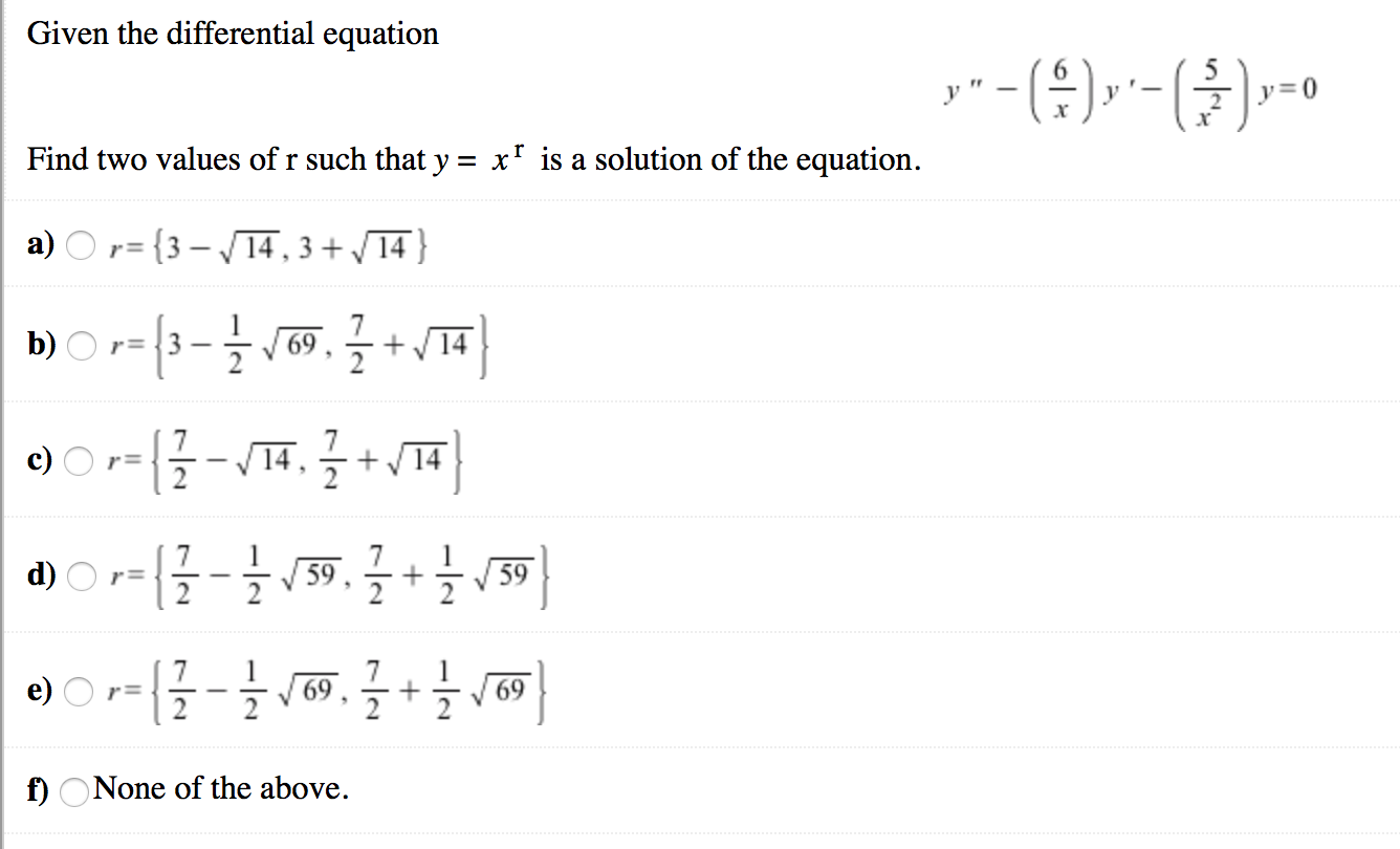 Solved Find The Solution Of The Initial Value Problem Y 