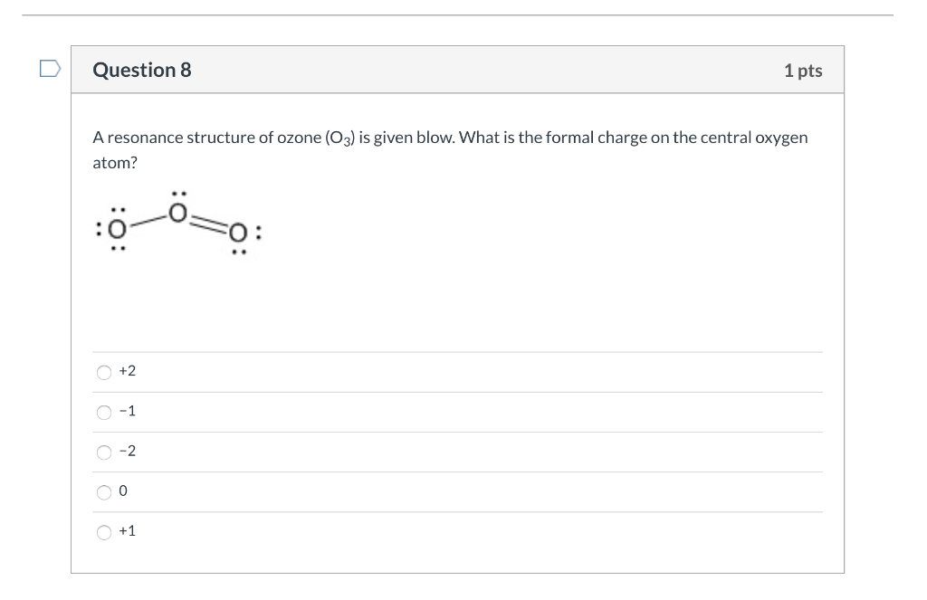 Solved Question 7 1 pts How many equivalent resonance | Chegg.com
