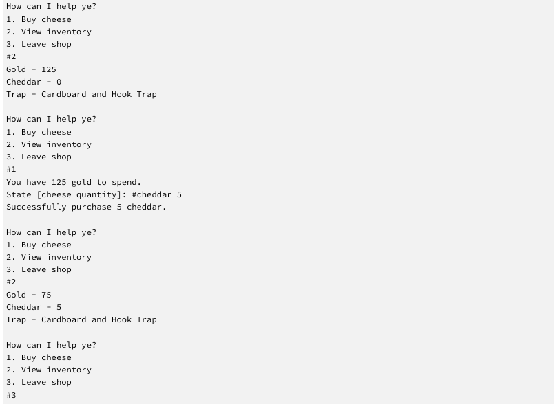 Solved Full Input/Output for Training Module Here is an | Chegg.com