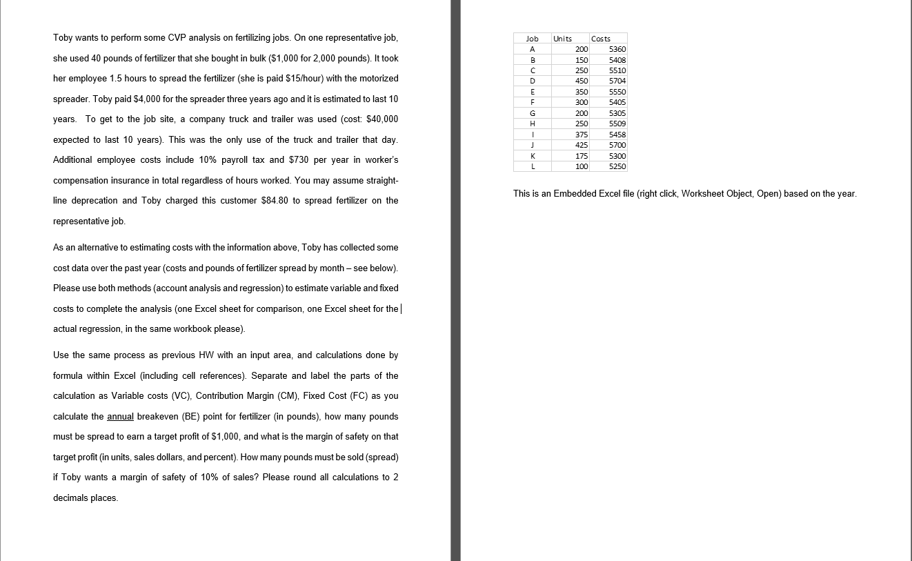 Solved Question 1) ﻿For the CVP calculations based on | Chegg.com