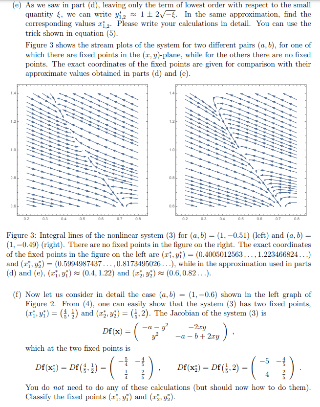 Solved Problem 3. [Nullclines and bifurcations] In the | Chegg.com