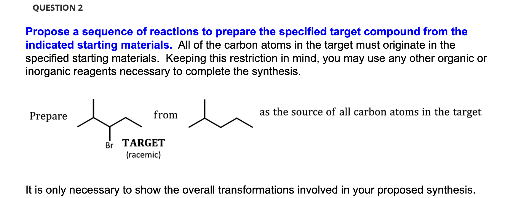 Solved Propose a sequence of reactions to prepare the | Chegg.com