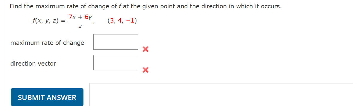 Solved Find the maximum rate of ﻿change of f at ﻿the given | Chegg.com