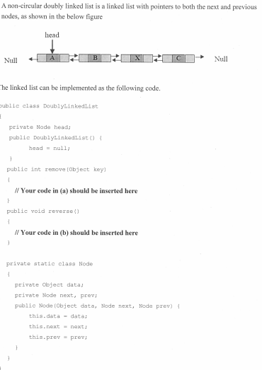 Solved A non-circular doubly linked list is a linked list | Chegg.com