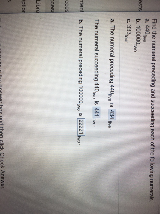 Solved Find The Numeral Preceding And Succeeding Each Of The