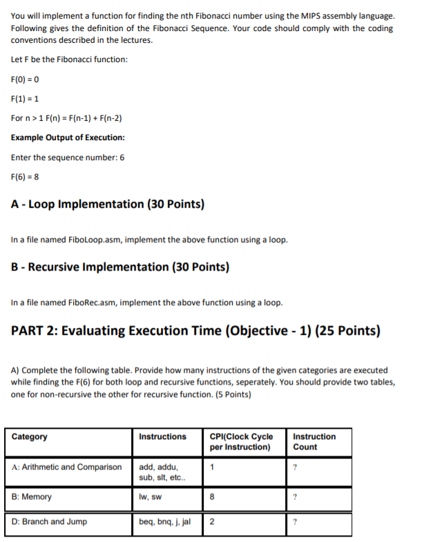 Solved You will implement a function for finding the nth | Chegg.com
