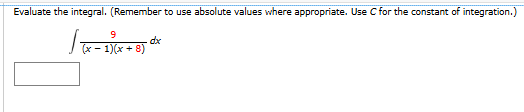 Solved Evaluate the integral. (Remember to ﻿use absolute | Chegg.com