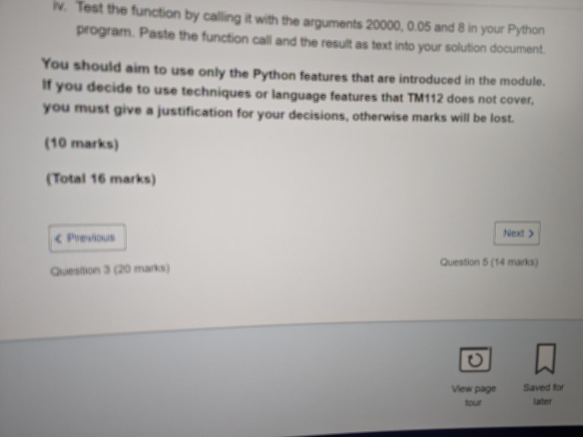 Solved This question assesses Block 2 Part 4. Parts (a) and | Chegg.com