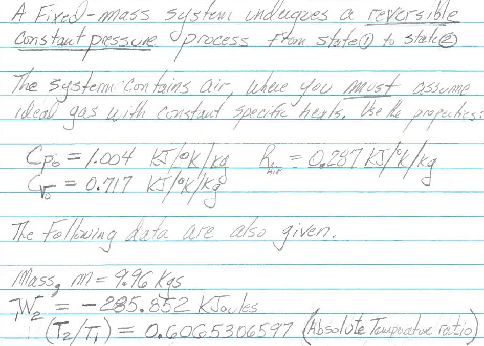 Solved A Fixed-mass system und ecqoes a reversible Cons tout | Chegg.com