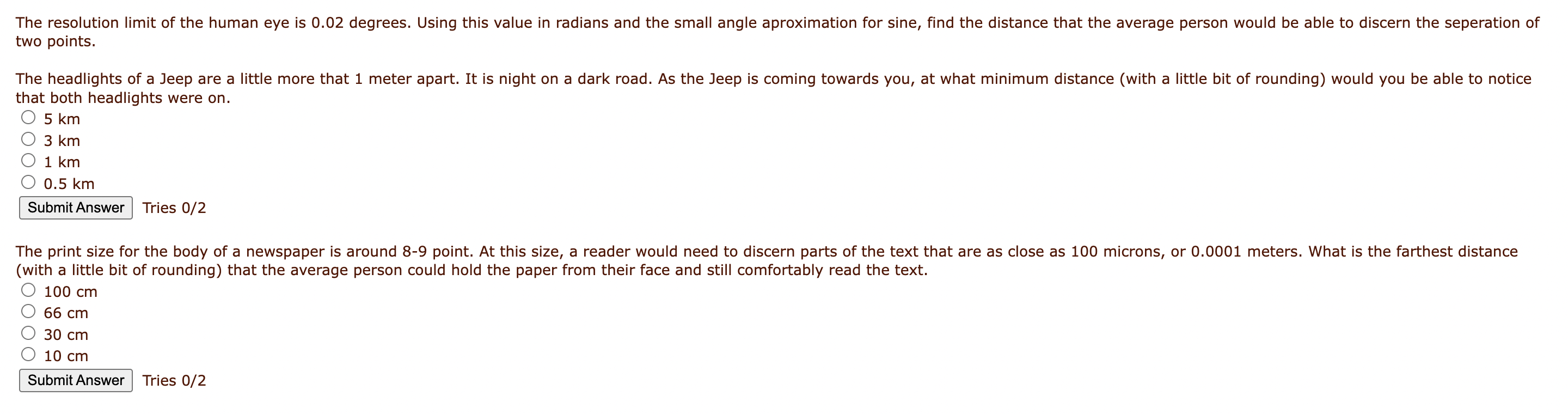 Solved two points. that both headlights were on. 5 km3 km1 | Chegg.com