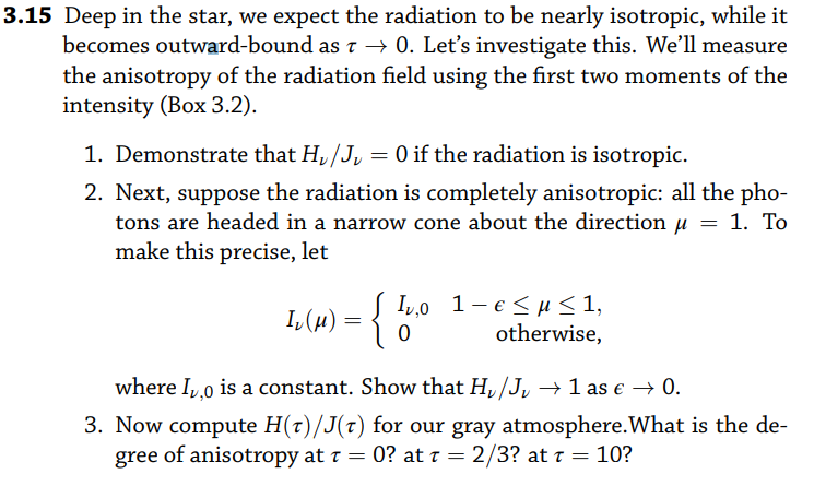 15 Deep in the star, we expect the radiation to be | Chegg.com