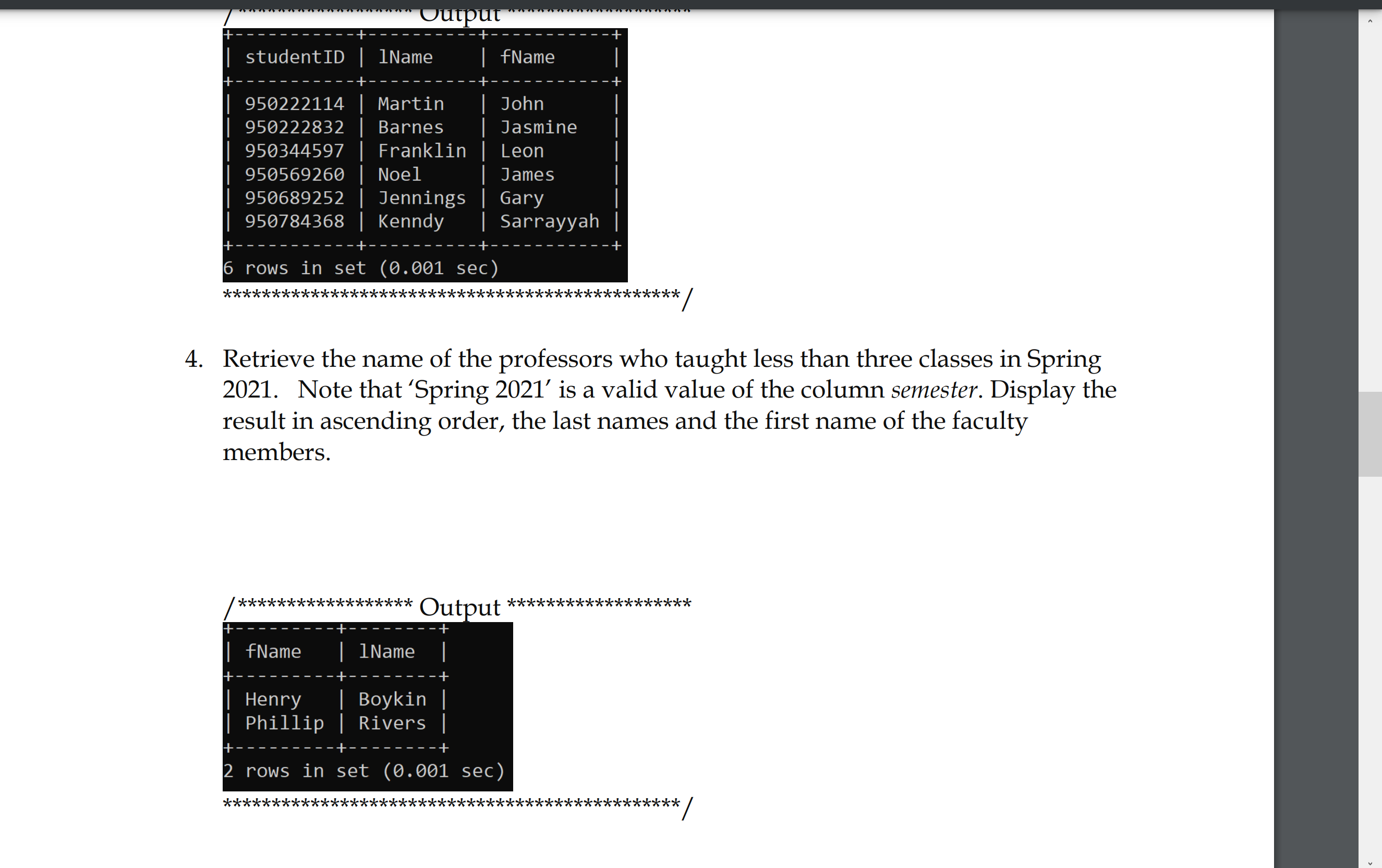 Solved Lab Instructions: You should work individual for this | Chegg.com