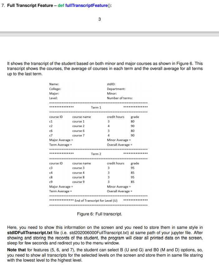 Solved Develop a menu driven complete program that can | Chegg.com