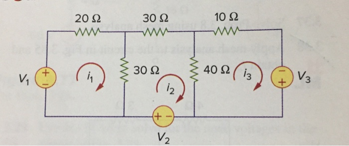 Solved Using mesh analysis to find ia, ib ,ic | Chegg.com