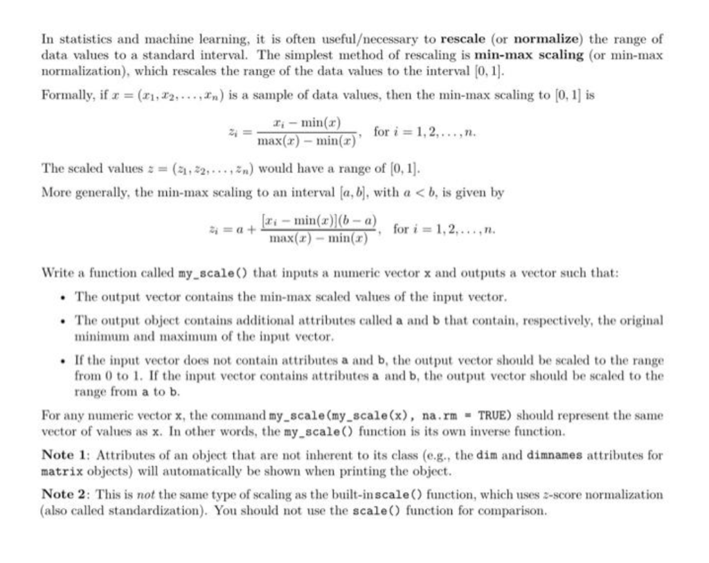 In statistics and machine learning, it is often | Chegg.com