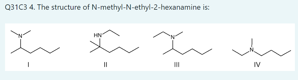 Solved Q31C3 4. The structure of | Chegg.com
