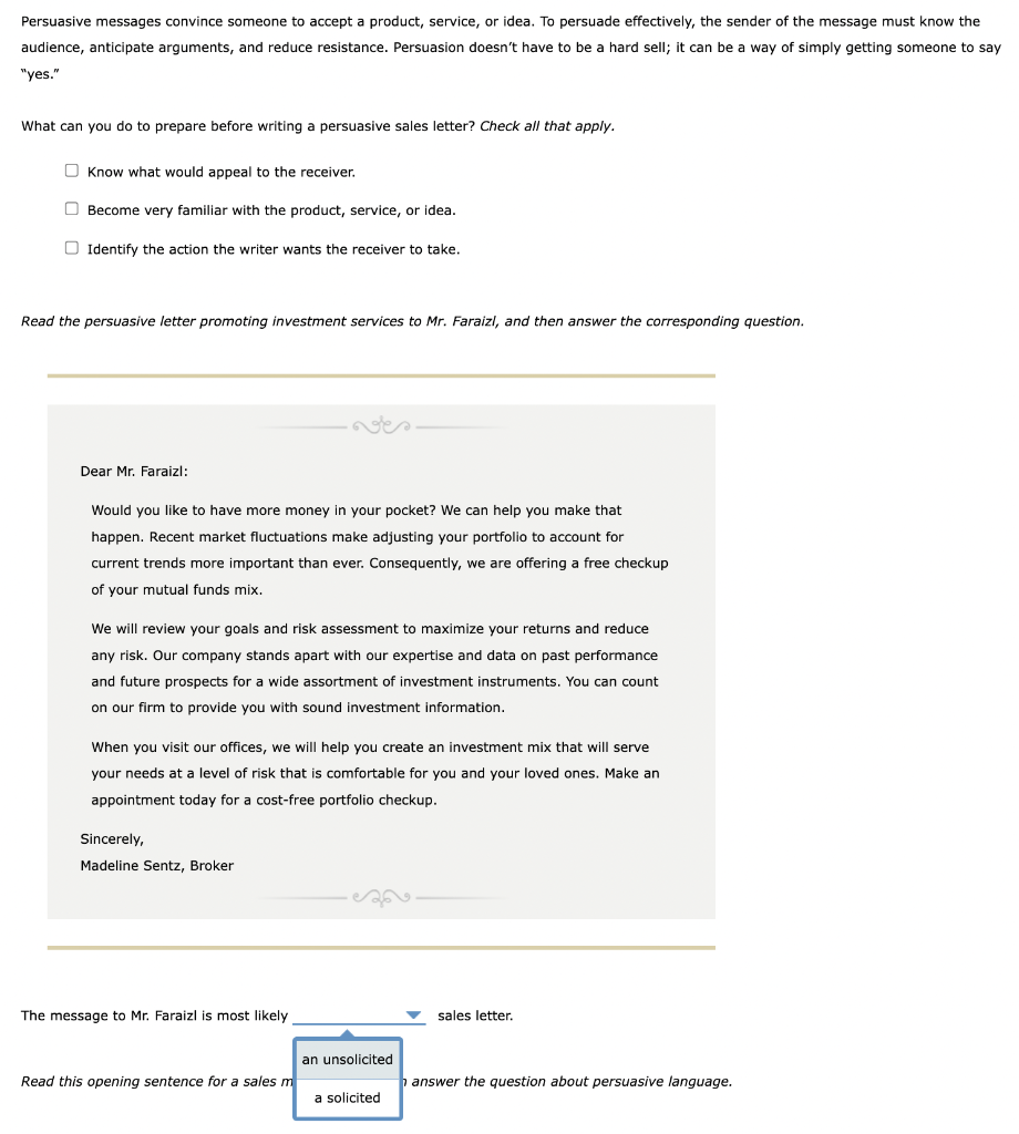 Solved Persuasive messages convince someone to accept a | Chegg.com