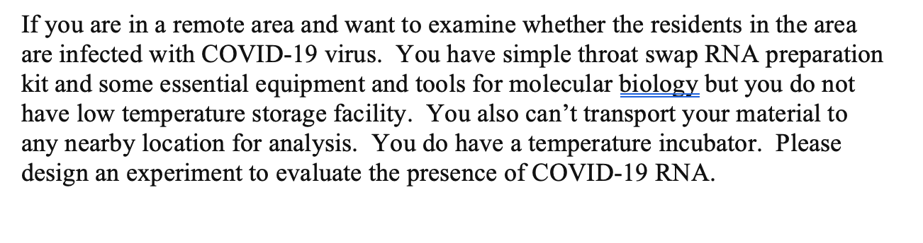 Solved If you are in a remote area and want to examine | Chegg.com