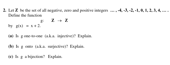Solved 2. Let Z be the set of all negative, zero and | Chegg.com