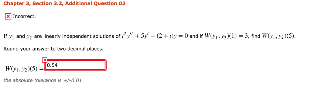 Solved Chapter 3, Section 3.2, Additional Question 02 X | Chegg.com