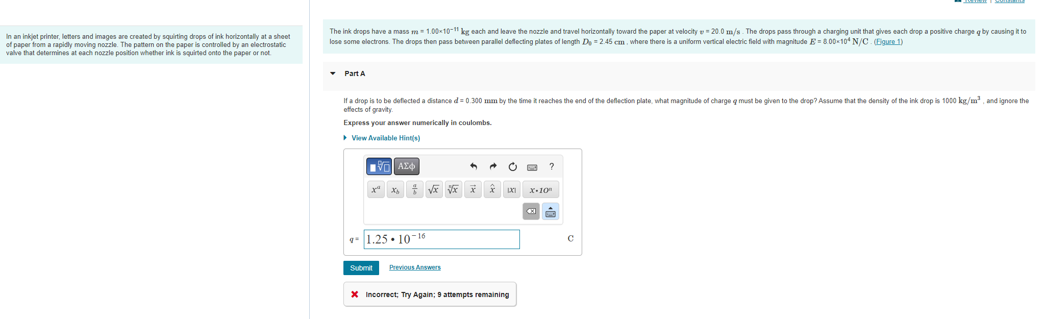 [Solved]: In an inkjet printer, letters and images are cre