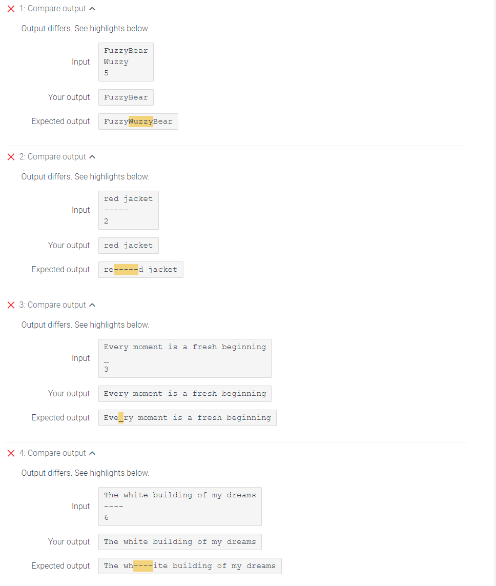 Solved Given A String On One Line A Second String On A
