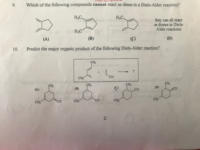 Solved Which of the following compounds cannot react as | Chegg.com