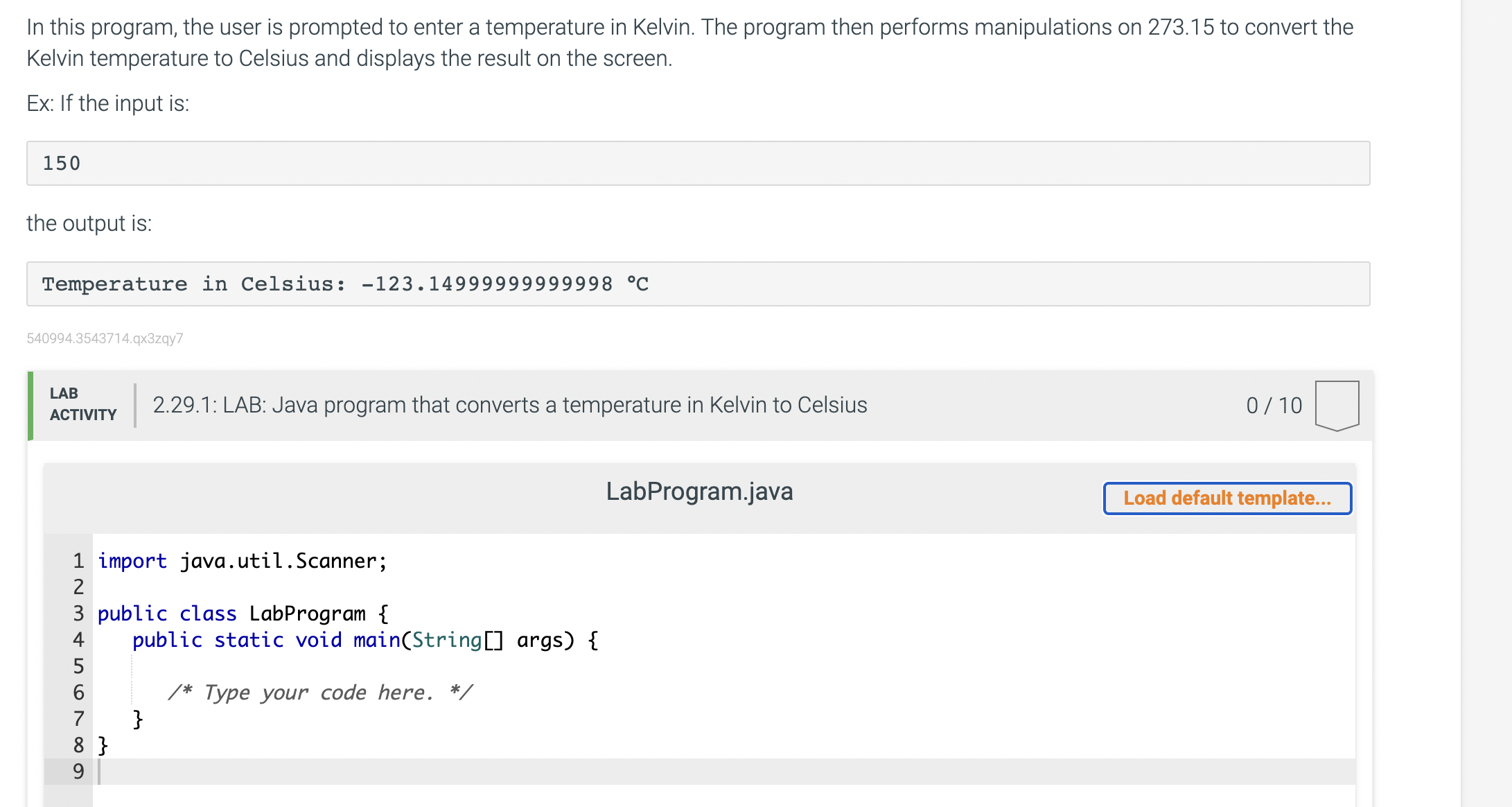 Solved In this program, the user is prompted to enter a | Chegg.com