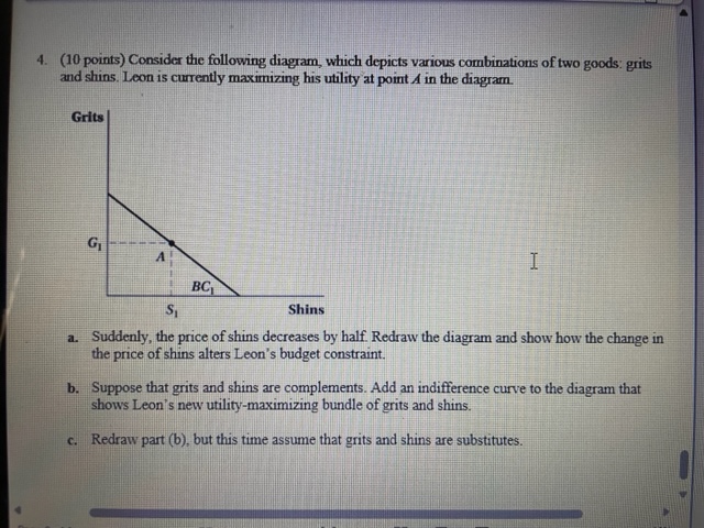 Solved 4. (10 points) Consider the following diagram, which | Chegg.com