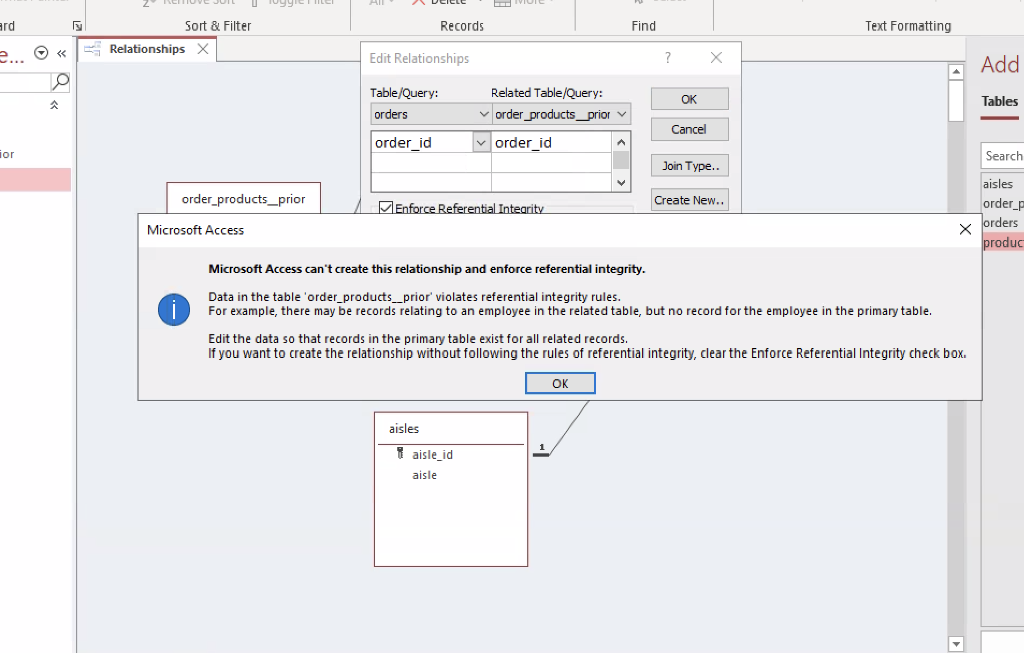 Solved I'm having trouble with "enforcing referential | Chegg.com