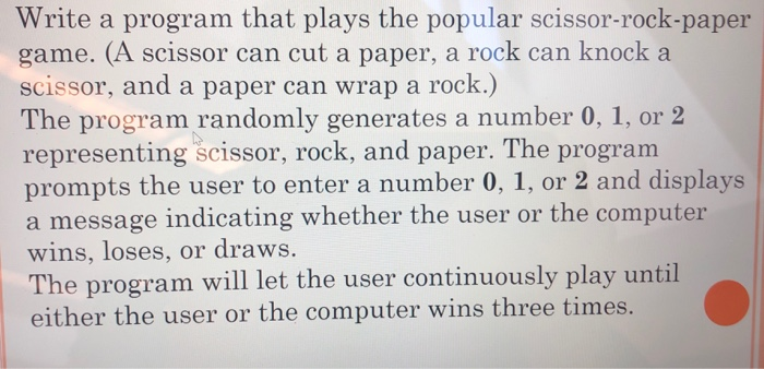 Solved Write a program that plays the popular | Chegg.com