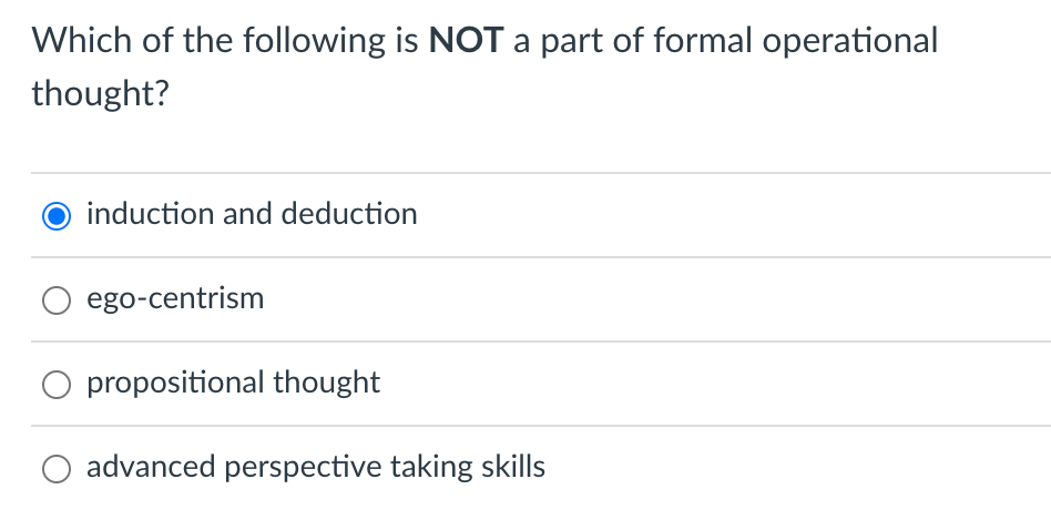 Solved Which of the following is NOT a part of formal | Chegg.com