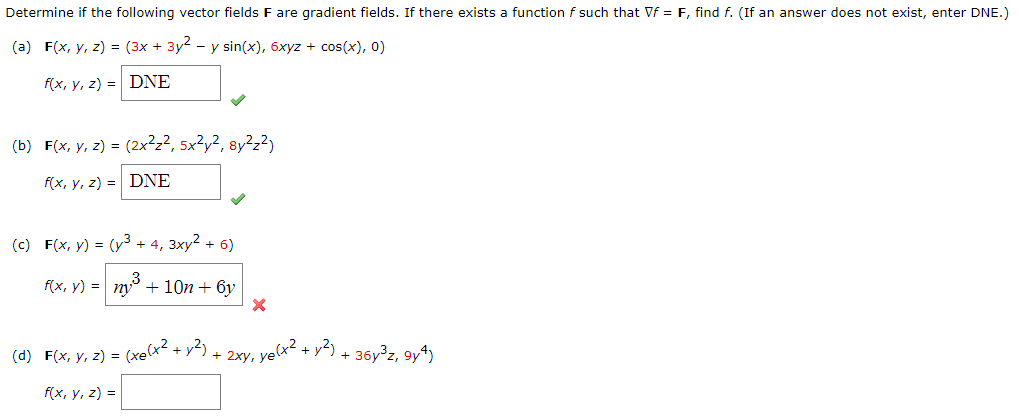 Solved Determine if the following vector fields F are | Chegg.com