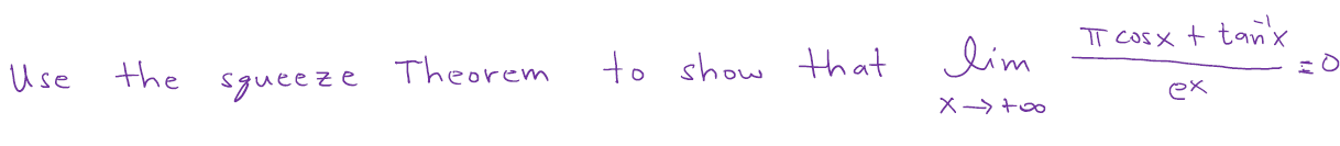 Solved Use the squeeze Theorem to show that | Chegg.com