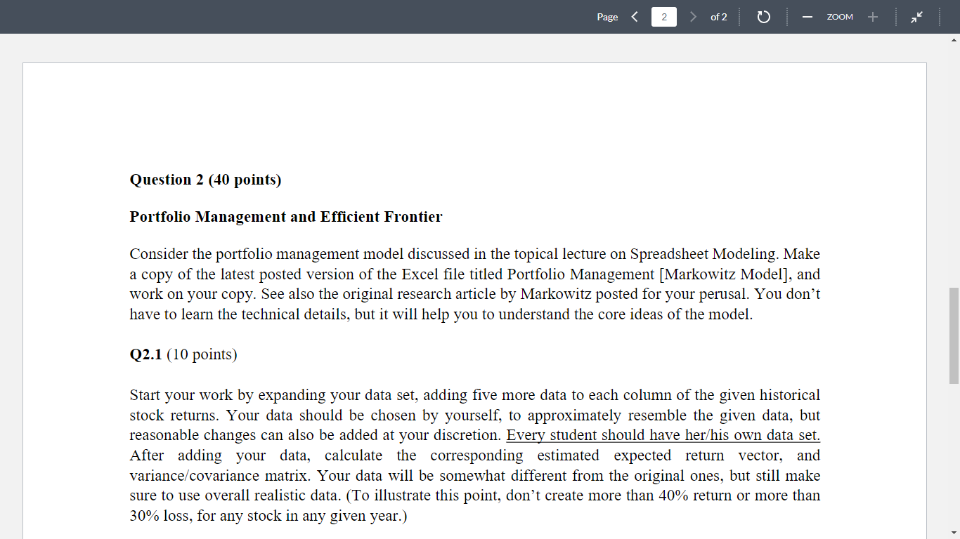 Solved Show step by step work in excel as well as | Chegg.com