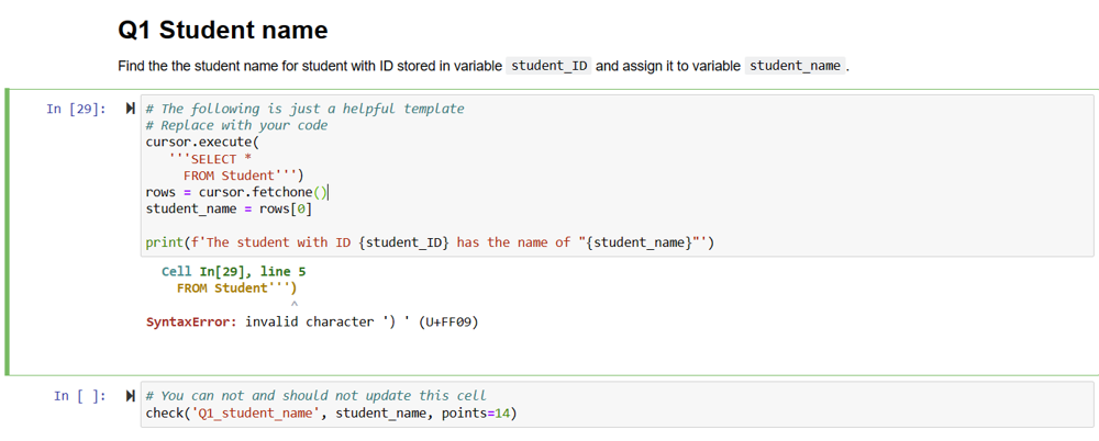 Solved SchemaQ1 Student name Find the the student name for | Chegg.com
