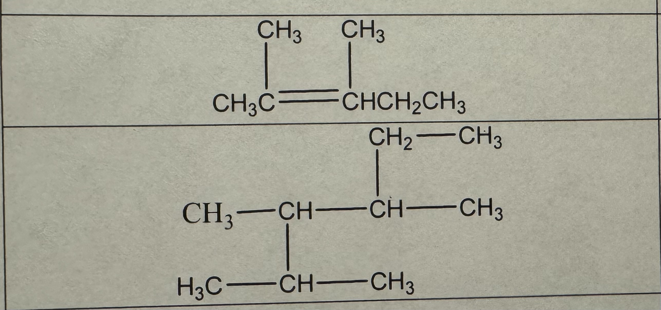 Solved If I could get help naming these two structures. | Chegg.com