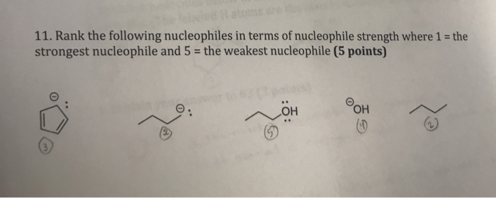 Nucleophile Strength Electrophiles And Nucleophiles — Organic