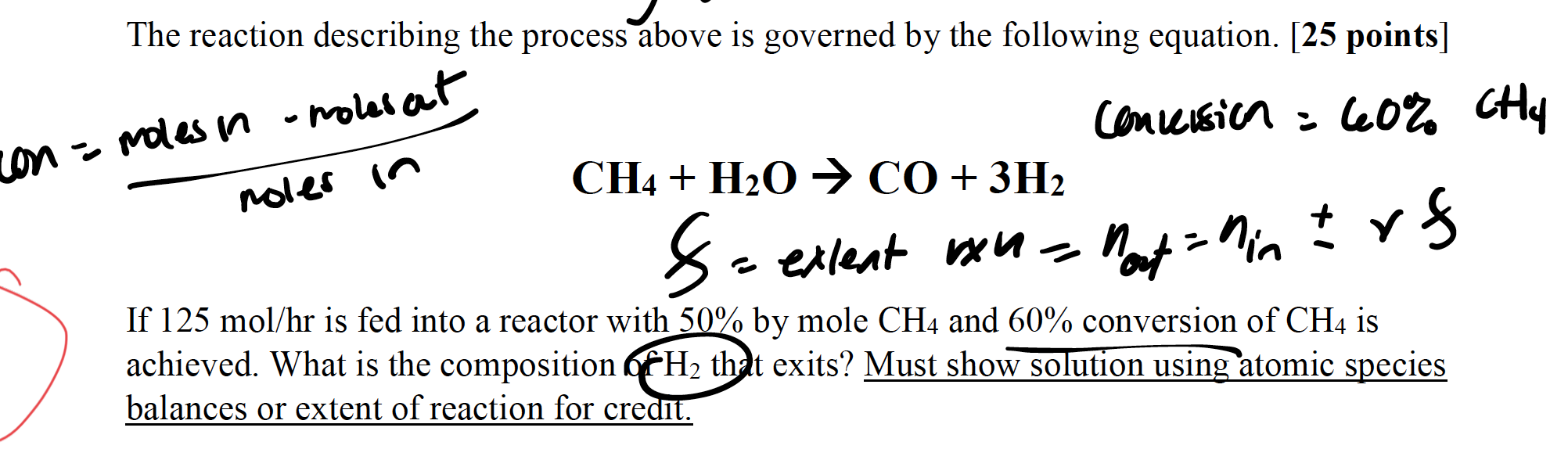Solved Could someone solve this problem for me using Extent | Chegg.com