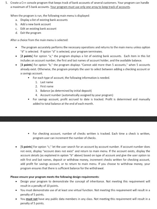 Solved for this question I need to modify any class to | Chegg.com