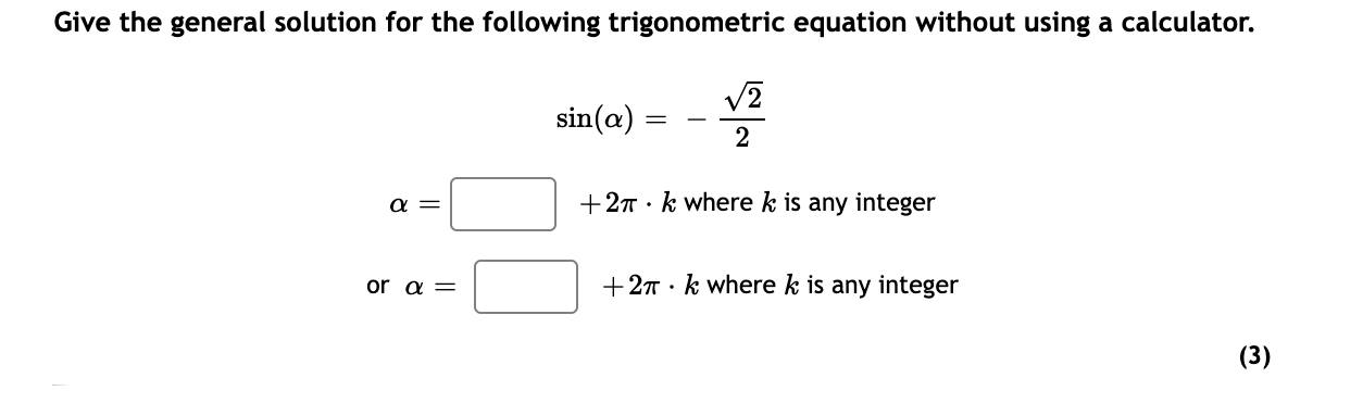 Solved Give the general solution for the following | Chegg.com