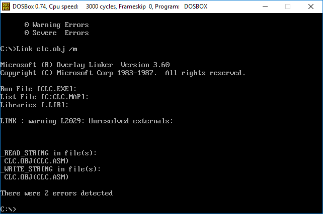 DOSBox 0.74, Cpu speed: 3000 cycles, Frameskip 0, | Chegg.com
